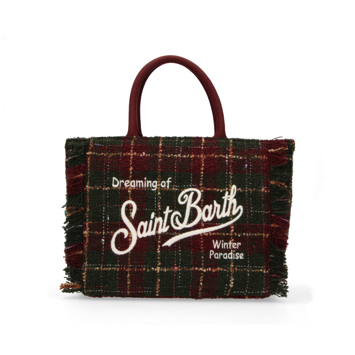 Mc2 Saint Barth Colette check bordeaux