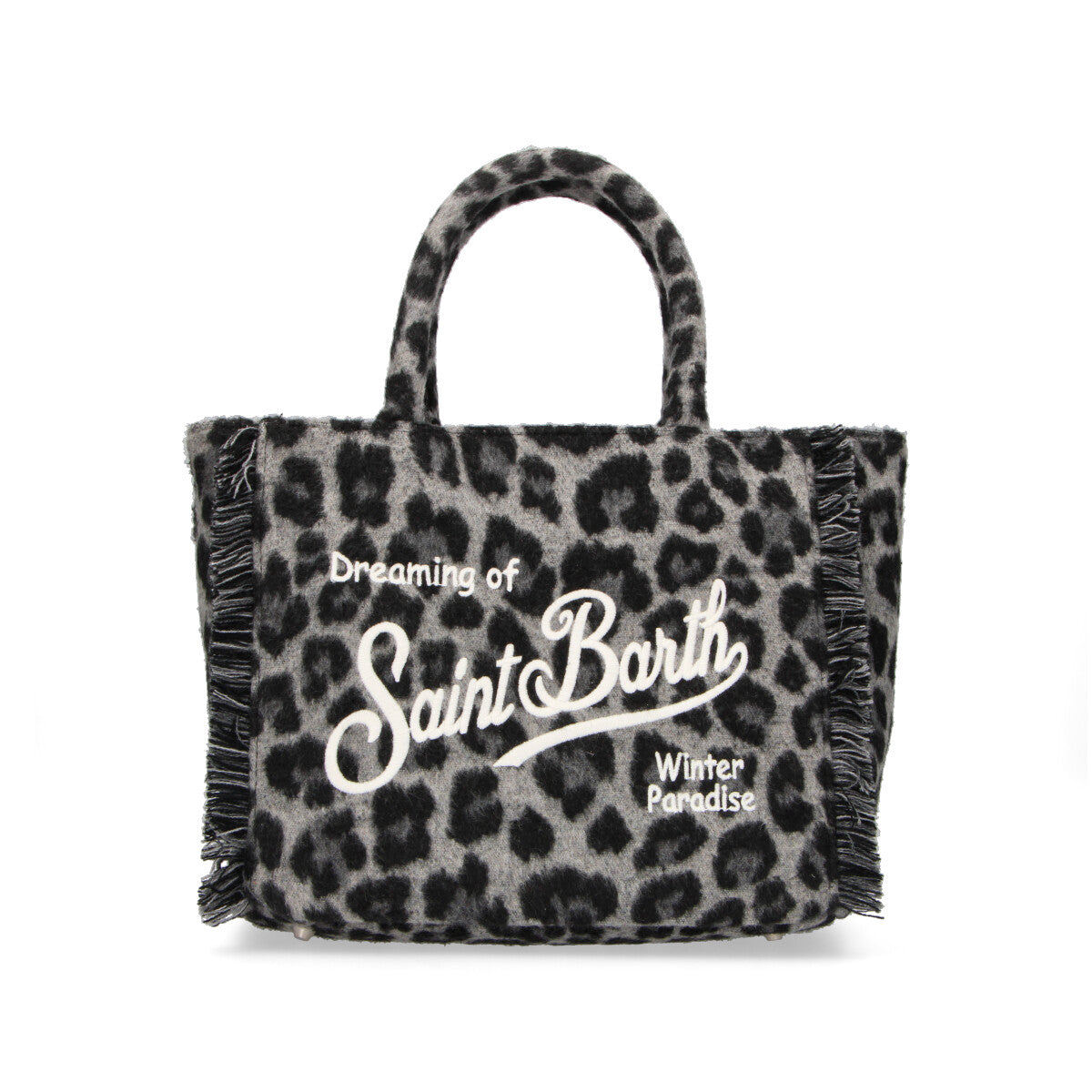 MC2 Saint Barth Colette misto lana leopardata nera