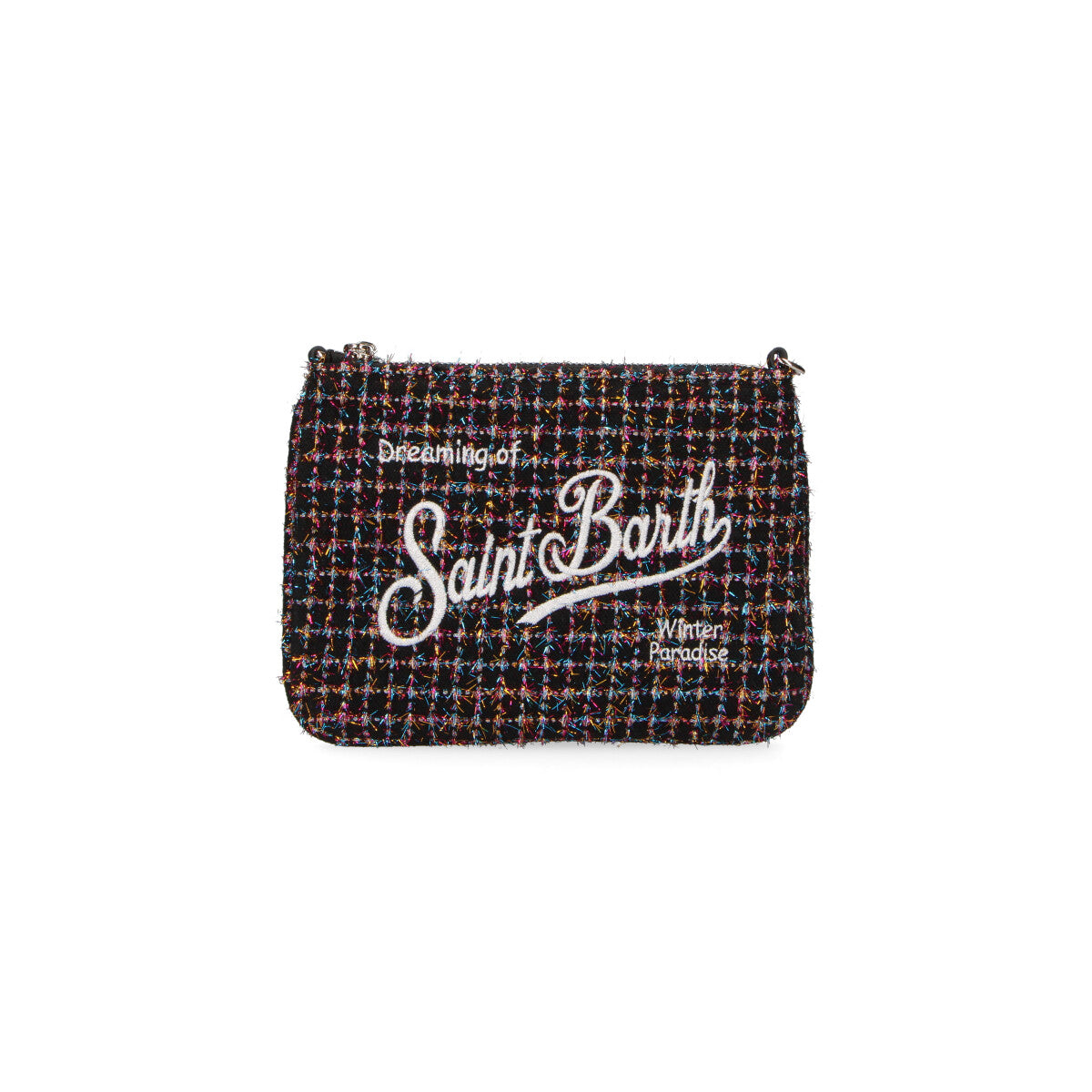 Mc2 Saint Barth pochette Parisienne mini tweed